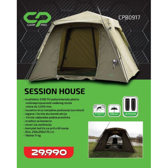 CARP PRO SESSION HOUSE